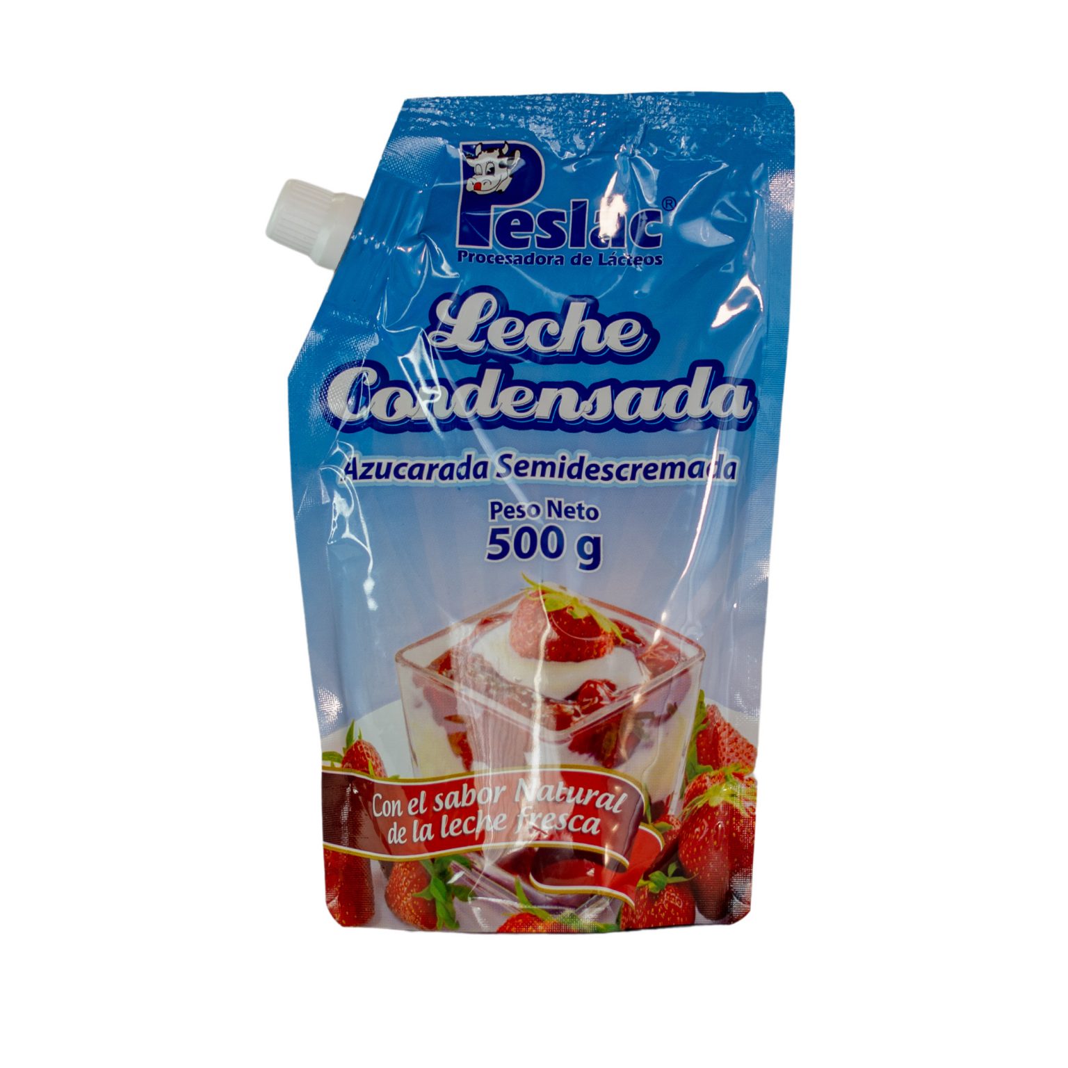 leche condensada semidescremada 500g - Peslac