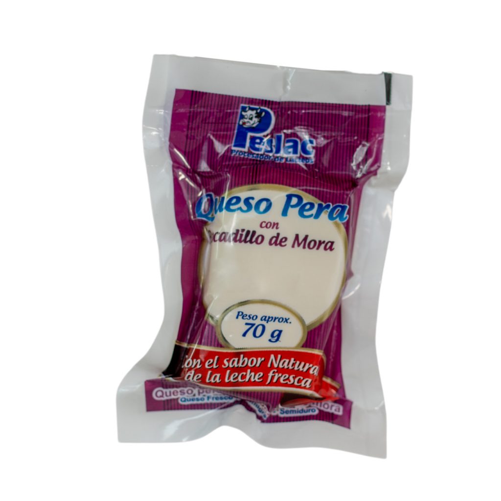 Queso pera con bocadillo de mora 70g - Peslac